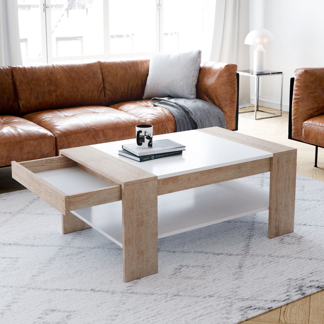 Журнальний столик з шухлядою А 46 купити в інтернет магазині Cool Divan